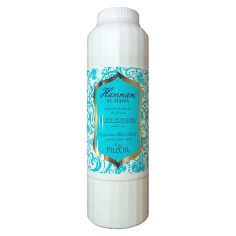 PIELOR HAMMAM EL-HANA TALCO 200gr (Pielor) (Unisex) – Aromas y Recuerdos
