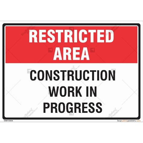 Construction Safety Postersignage Baroda Label 52 Off
