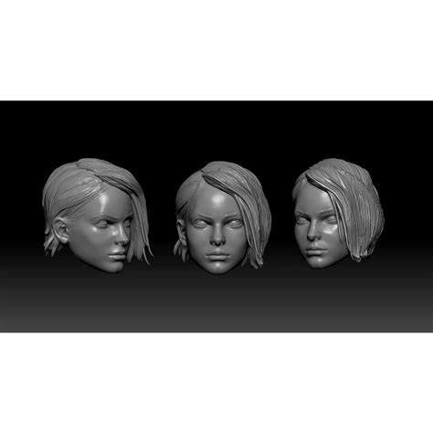 Jill Valentine Residual Evil 3 Head STL Files For 3D Print 3D Kiee Shop