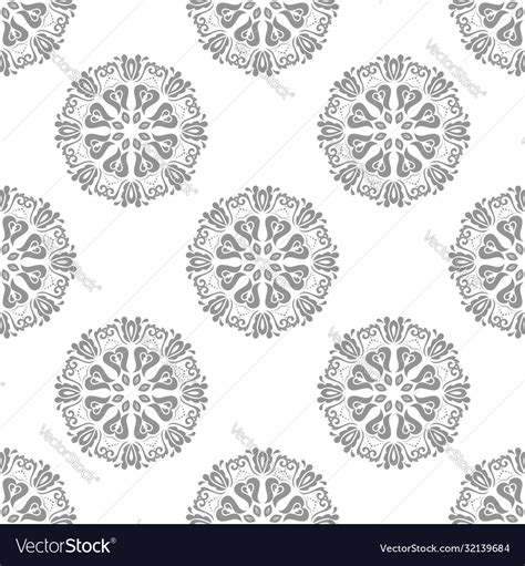 Floral Fine Seamless Pattern Royalty Free Vector Image