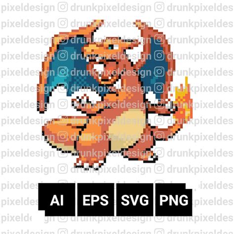 Charizard Svg Etsy