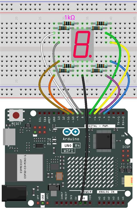 7 Segment Anzeige — Sunfounder Elite Explorer Kit Dokumentation