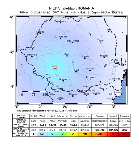 Cutremur de 4 3 grade în Gorj resimțit în vestul țării