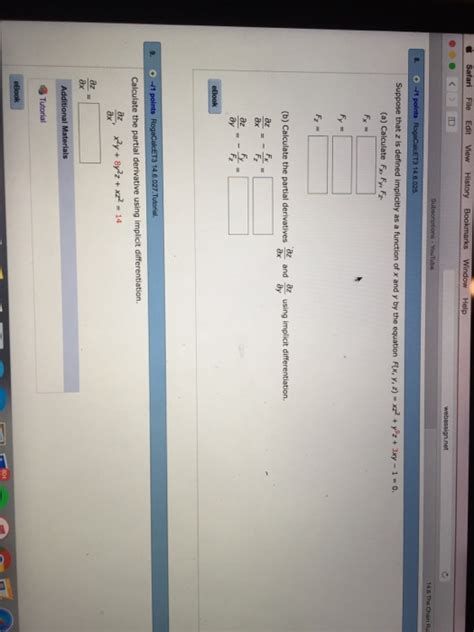 Solved Suppose That Z Is Defined Implicitly As A Function Of