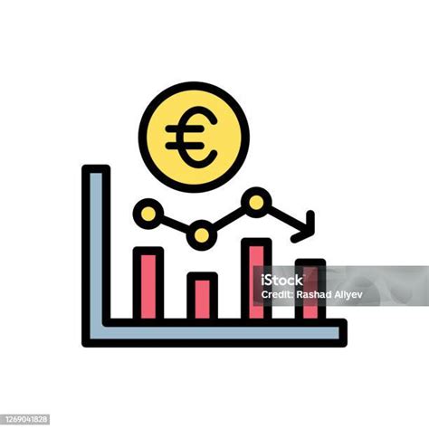 美元 圖表 歐元圖示簡單的顏色與大綱向量元素的經濟圖示為 Ui 和 Ux 網站或行動應用程式向量圖形及更多付錢圖片 付錢 商務 圖解