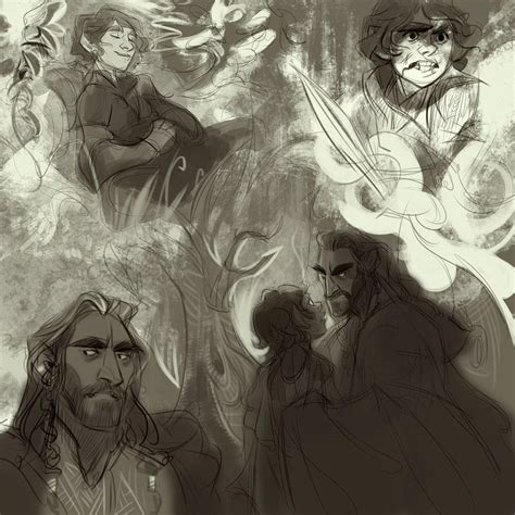 Hobbit Sketches By Kallielef On Deviantart