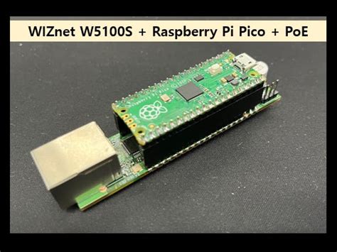 Wiznet W5100s Raspberry Pi Pico Poe
