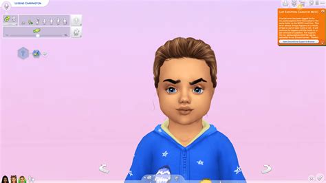 Mushed toddler face : r/sims4customcontent