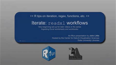 Iterate Readxl Workflows Youtube