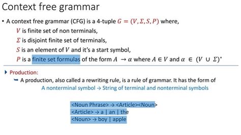5 Introduction To Parsing And Context Free Grammar 09 05 2023pptx