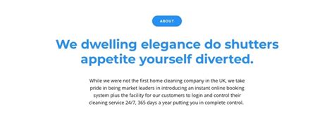 Button And Two Text One Page Template By Nicepage