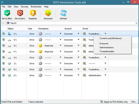 icacls and other tools to set permissions microsoft windows heelpbook