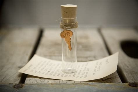Message In A Bottle Letter Service Custom Valentine