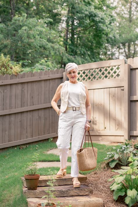 How To Style A Linen Vest Tips And Tricks Style At A Certain Age