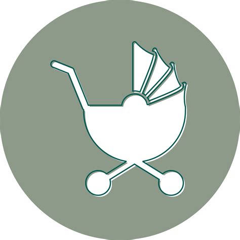 Baby Stroller Vector Icon Vector Art At Vecteezy