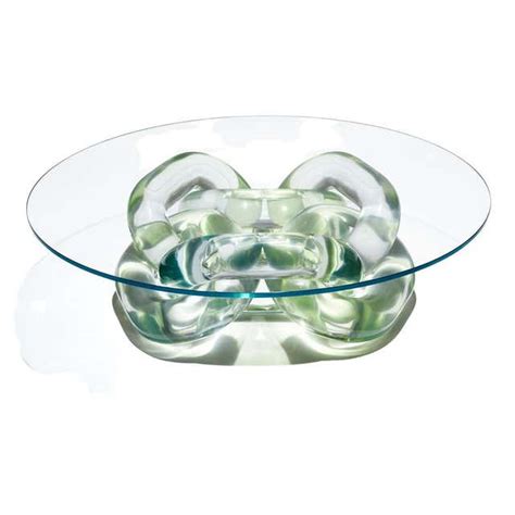 Seeing Through Your Illusions Chain Pink Translucent Resin Stool By