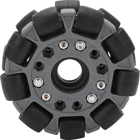 Roda Omni Wheel Nylon Double 100mm With Roller Bearing