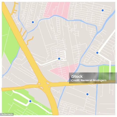 Vector City Map向量圖形及更多地區類型圖片 地區類型 地圖 地圖學 Istock