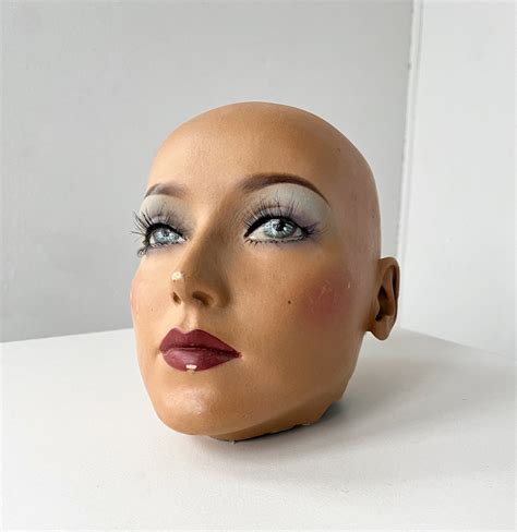Vintage Female Mannequin Head Store Mannequin Department Store Prop