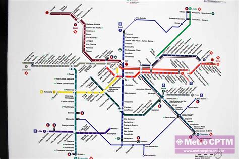 Mapa Metropolitano Atualizado Mapas E Diagramas Nvhj