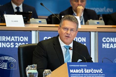 Hearing Of Commissioner Designate Maroš Šefčovič News European