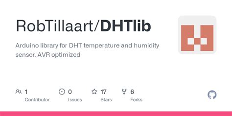 GitHub RobTillaart DHTlib Arduino Library For DHT Temperature And