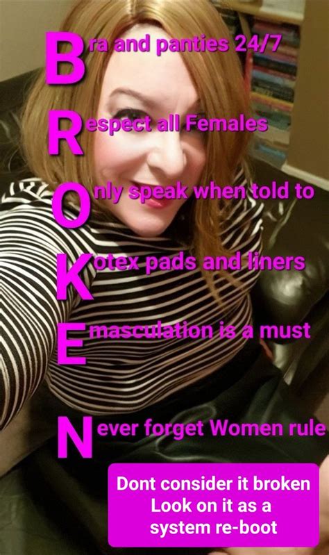 Pin By Michelle On Females Rule Femdom Captions Feminized Husband