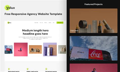 RESPONSIVE AGENCY WEBSITE TEMPLATE Figma