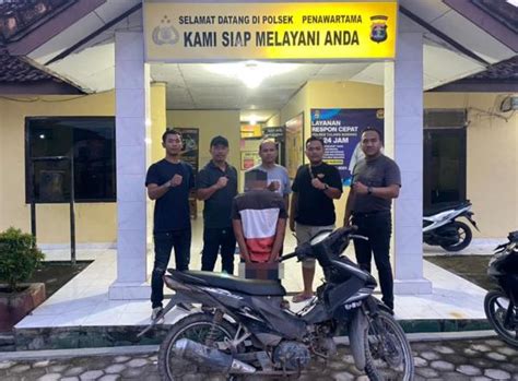 Polisi Bekuk Pelaku Penipuan Dan Penggelapan Sepeda Motor Di Pakuan Ratu