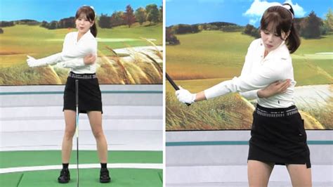 Sbs골프 아카데미 고다영 레슨 오버스윙 고치기 위한 백스윙 연습방법 Sbs Golf