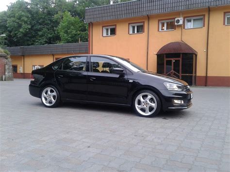 Фото размеров колес и занижения для Polo. — Volkswagen Polo Sedan, 1,4 ...