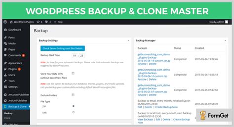 7 best backup wordpress plugins 2022 free and paid formget