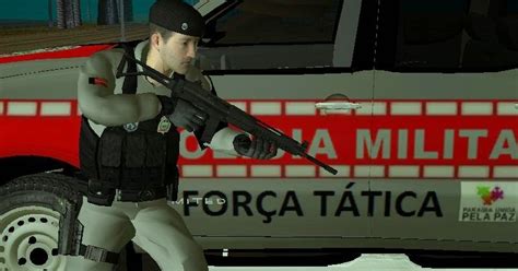 GTA SAN PMPB SKIN PM DA FORÇA TÁTICA PMPB
