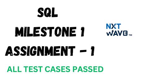Sql Milestone 1 Assignment 1 Youtube