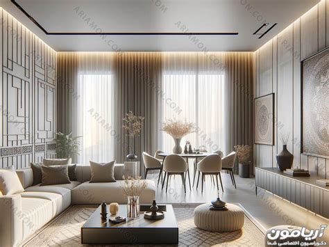 ایده های دکوراسیون پذیرایی به سبک مدرن ایده چیدمان سالن پذیرایی مدرن