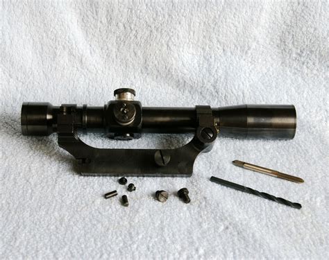 Soviet Russian Mosin Nagant Pe Pem Scopeandside Mount Repro All Steel Rsm