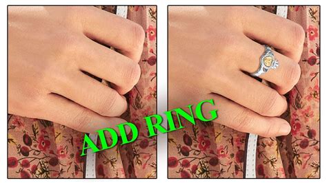 Addjewelry Add Ring Jewelry Photoshop Jalpapatel Youtube