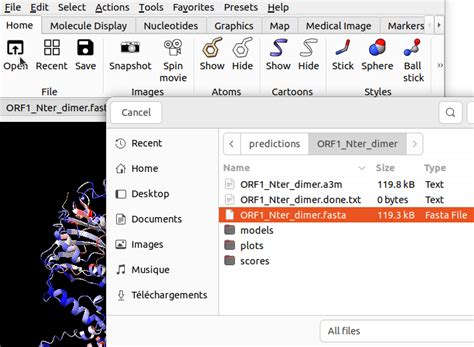 Bioi2 Training Visu Chimerax Example Step 7 Bioi2 Integrative Bioinformatics Platforme