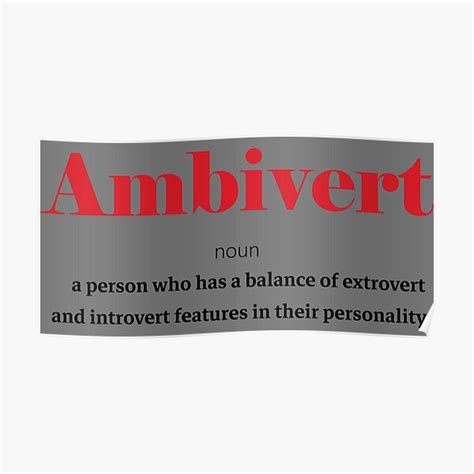 Ambivert Posters Redbubble