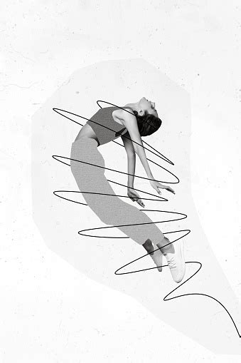 크리 에이 티브 사진 3d 콜라주 작품 포스터 엽서 아름 다운 소녀의 그림 휴식 아침 훈련 그림 배경에 고립 20 24세에 대한