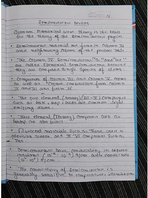 semiconducter devices unit 1 handwritten notes material 2 pdf