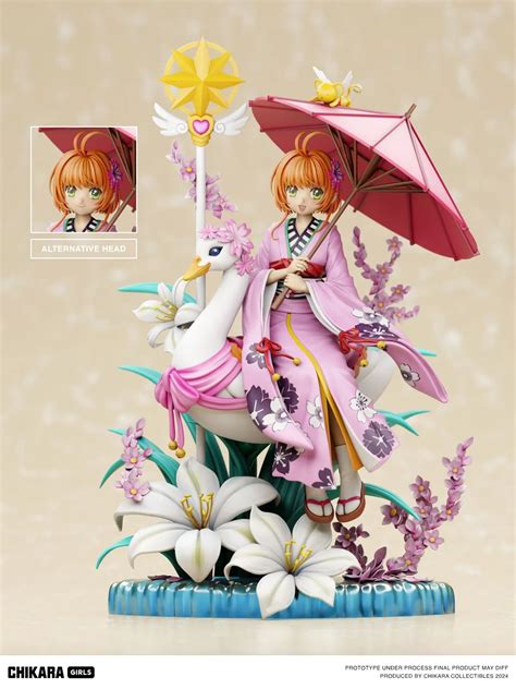 Girls Series Sakura Kinomoto Cardcaptor Sakura Ccs Resin Statue