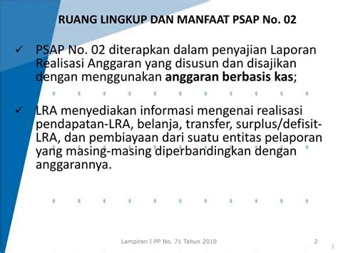 PPT PSAP NO 0 2 LAPORAN REALISASI ANGGARAN PowerPoint Presentation