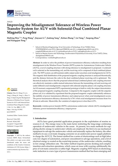 Pdf Improving The Misalignment Tolerance Of Wireless Power Transfer