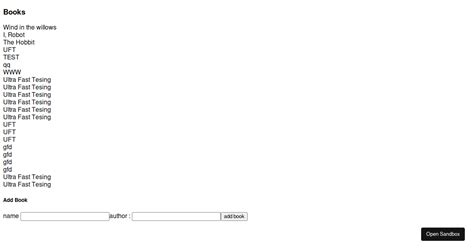 UFT Module 4 Demo End Codesandbox