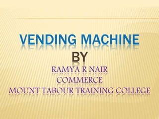 Vending Machine Ppt Pptx Household Supplies Shopping