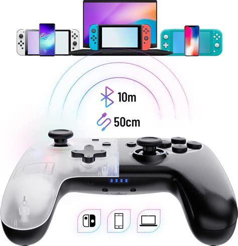 Nintendo Switch Ios Oniverse Wireless Bluetooth Controller White Star