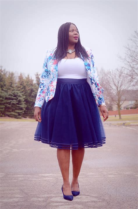 Navy Tulle Skirt My Curves And Curls