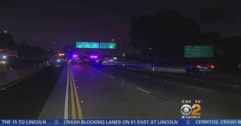 Man Fatally Struck By Vehicle On 405 Freeway In Hawthorne Cbs Los Angeles