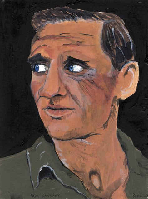 Portrait Of Neal Cassady Etsy